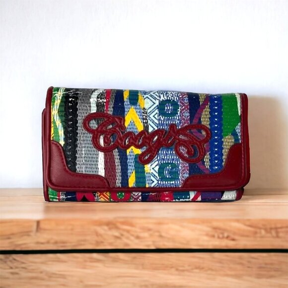 COOGI | Bags | Vintage Coogi Multicolor Leather Wallet | Poshmark